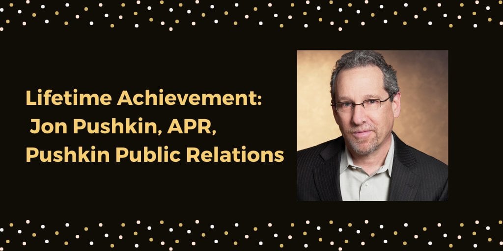 Jon Pushkin Wins PRSA Lifetime Achievement - Pushkin PR
